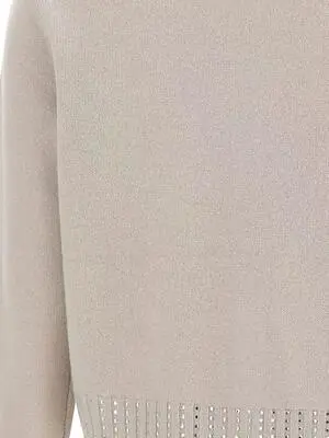 KAOS Rhinestone-embellished Wool Cardigan