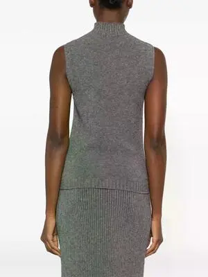 AROVESCIO High-neck Sleeveless Sweater
