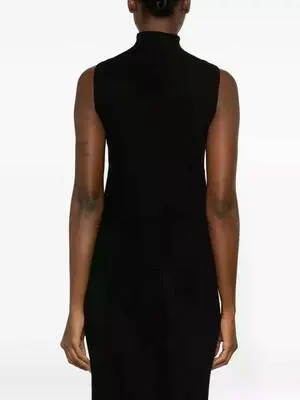 AROVESCIO Ribbed-knit High-neck Sweater