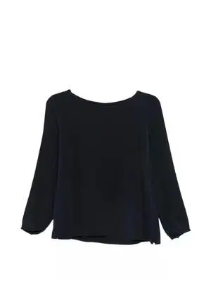 PRIVATE 0204 Boat-neck Long-sleeve Top