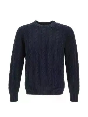 KANGRA Cable-knit Sweater - Blue