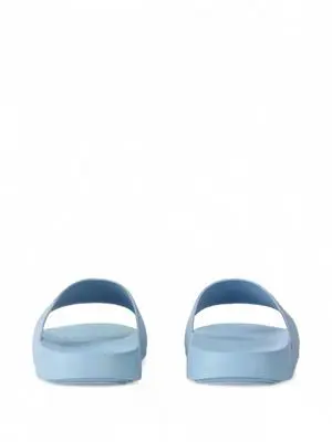 Givenchy Label Slide Mules In Rubber