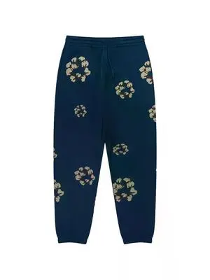 DENIM TEARS Cactus Wreath Track Pants - Blue