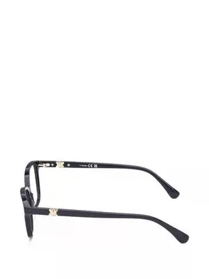 Max Mara Logo-detail Rectangle-frame Glasses