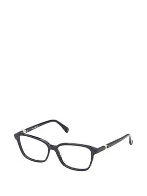 Max Mara Logo-detail Rectangle-frame Glasses