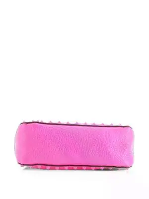 Valentino Garavani Rockstud Zip Pochette Leather Small Shoulder Bag
