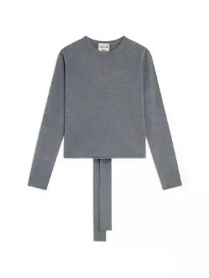 SEMICOUTURE Cut-out Open-back Sweater
