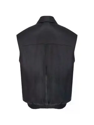 Zeynep Arçay Oversized Leather Vest