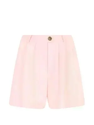 Moschino Pleated High-waisted Tailored Shorts
