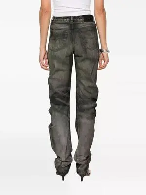 DIESEL® Faded-effect Panelled Jeans