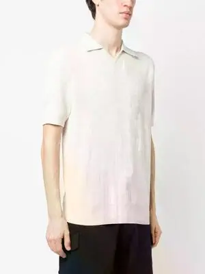 Brunello Cucinelli Ribbed Knit Polo Shirt