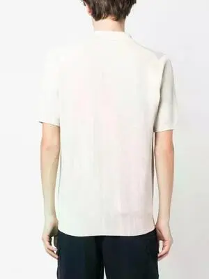Brunello Cucinelli Ribbed Knit Polo Shirt