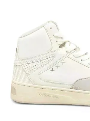 Scotch & Soda Panelled High-top Sneakers