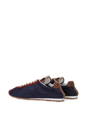 Miu Miu Suede-trim Panelled Sneakers