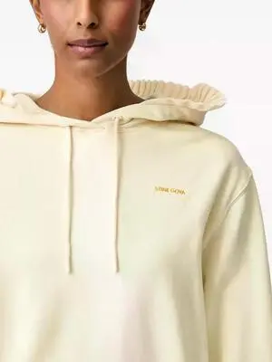 Stine Goya Ruffled Drawstring Hoodie