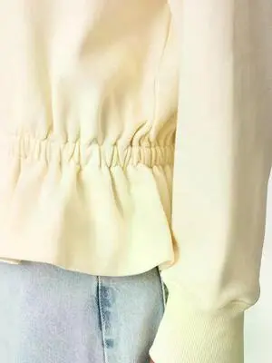 Stine Goya Ruffled Drawstring Hoodie
