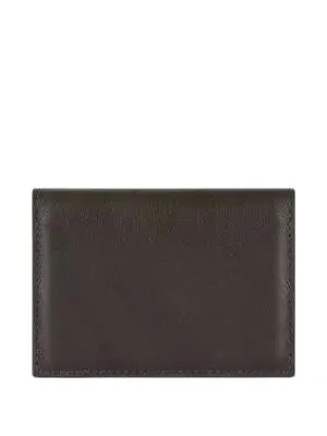 Givenchy Antigona Stamped Bicolor Flap Card Holder In Leather - Brown