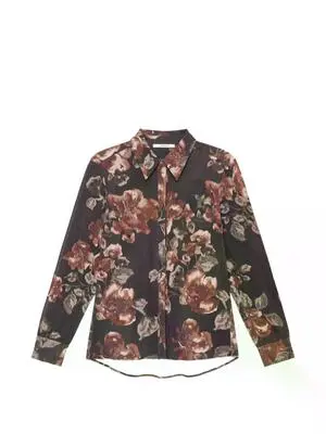 Malìparmi Floral-print Shirt - Brown