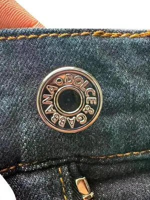 Dolce & Gabbana Logo-patched Skinny Jeans