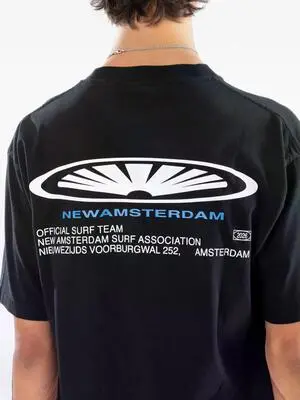 NEW AMSTERDAM SURF ASSOCIATION Sharper Logo-print T-shirt