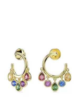 SWAROVSKI Imber Crystal-embellished Charm Hoop Earrings