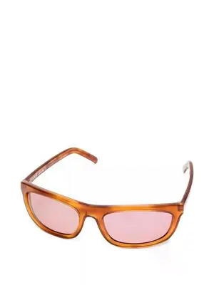 Our Legacy Shelter Rectangle-frame Sunglasses - Brown