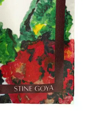 Stine Goya Floral-print Silk Scarf - Neutrals