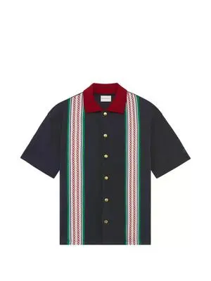 Drole De Monsieur Stripe-detail Button-up Shirt