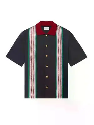 Drole De Monsieur Stripe-detail Button-up Shirt