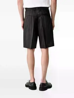 WACKO MARIA Pinstripe-print Pleated Shorts