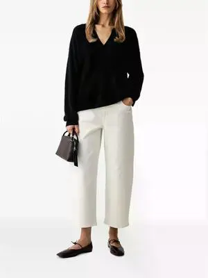 VICOLO V-neck Sweater - Black