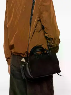 BONASTRE T Leather Tote Bag - Black