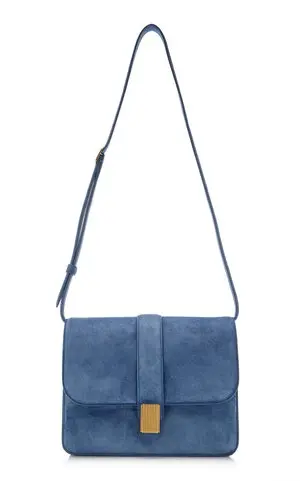 Khaite Blake Suede Crossbody Bag