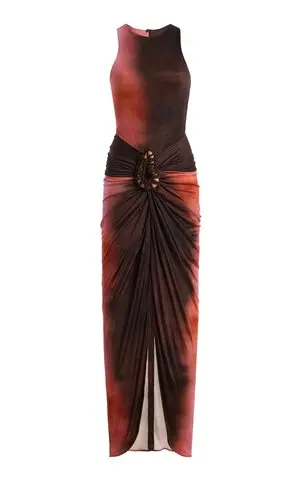 Silvia Tcherassi Exclusive Leni Jersey Maxi Dress