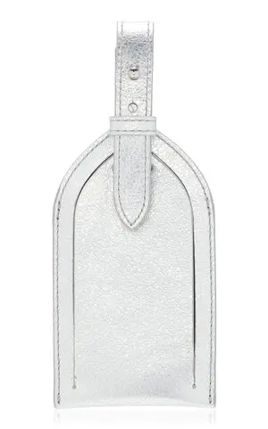 Smythson Luggage Tag - Silver