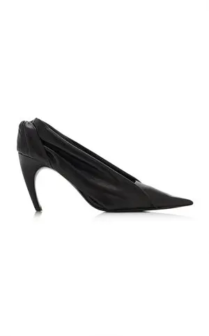 Khaite Eve Leather Pumps - Black