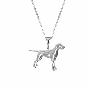 NOWART JEWELRY Dog Figure Necklace - Silver