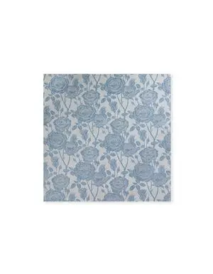 GRESHAM BLAKE Light Rose Pocket Square - Blue