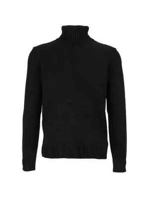 ZANONE Roll-neck Sweater - Black