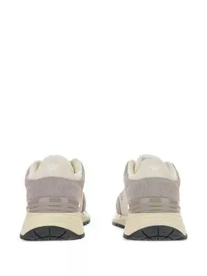 EA7 Panelled Suede Sneakers