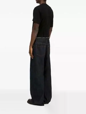 MAISON MARGIELA Frayed Wide-leg Jeans