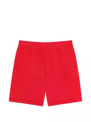 Givenchy Bermuda Shorts In Fleece With Paris Gros Grain - Red