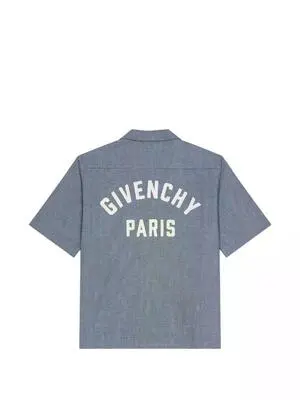 Givenchy Checked Shirt In Cotton With Paris Embroidery