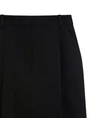 Givenchy Slashed Midi Skirt In Wool