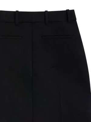 Givenchy Slashed Midi Skirt In Wool