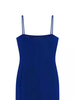 Givenchy Sliced Long Slashed Dress In Velvet