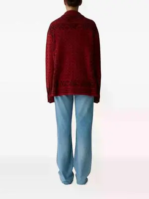 Guest In Residence Paisley-print Cashmere Shirt - Red