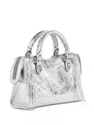 Balenciaga Mini Le City Tote Bag - Silver