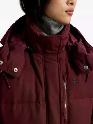 Polo Ralph Lauren Carly Hooded Puffer Jacket - Red