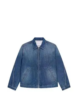 Givenchy Couture Seam Jacket In Dark Denim - Blue